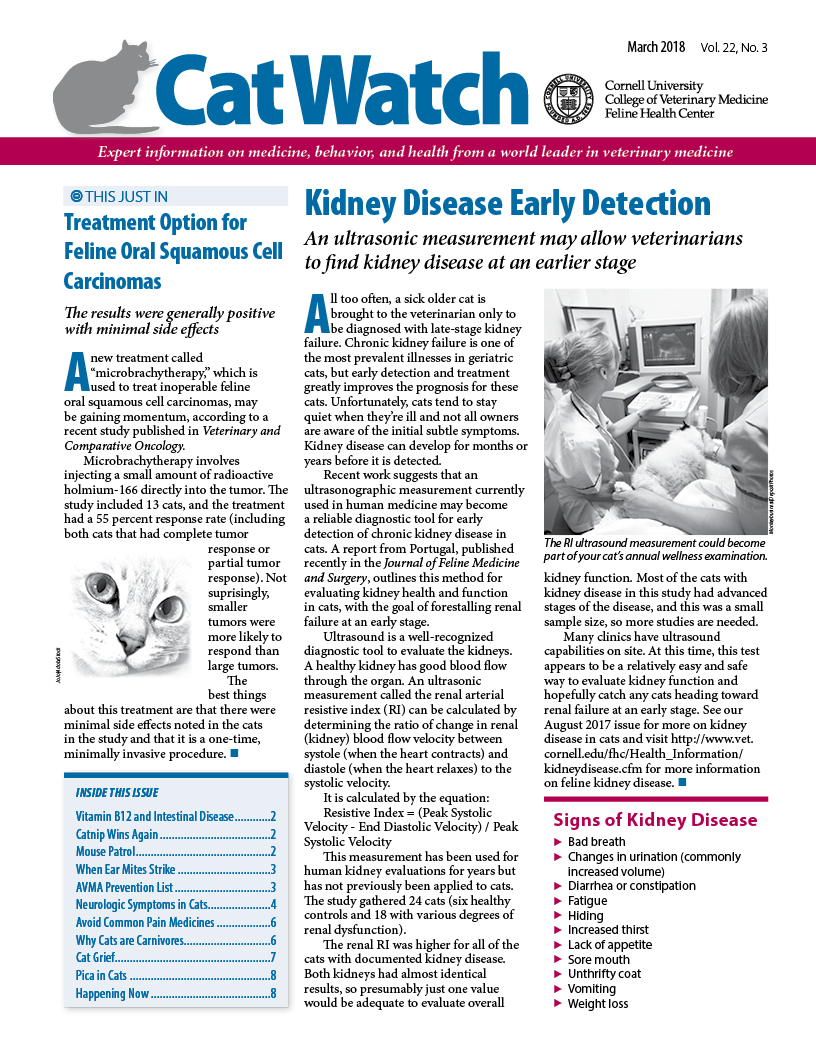 Download the Full March 2018 Issue PDF - Catwatch Newsletter