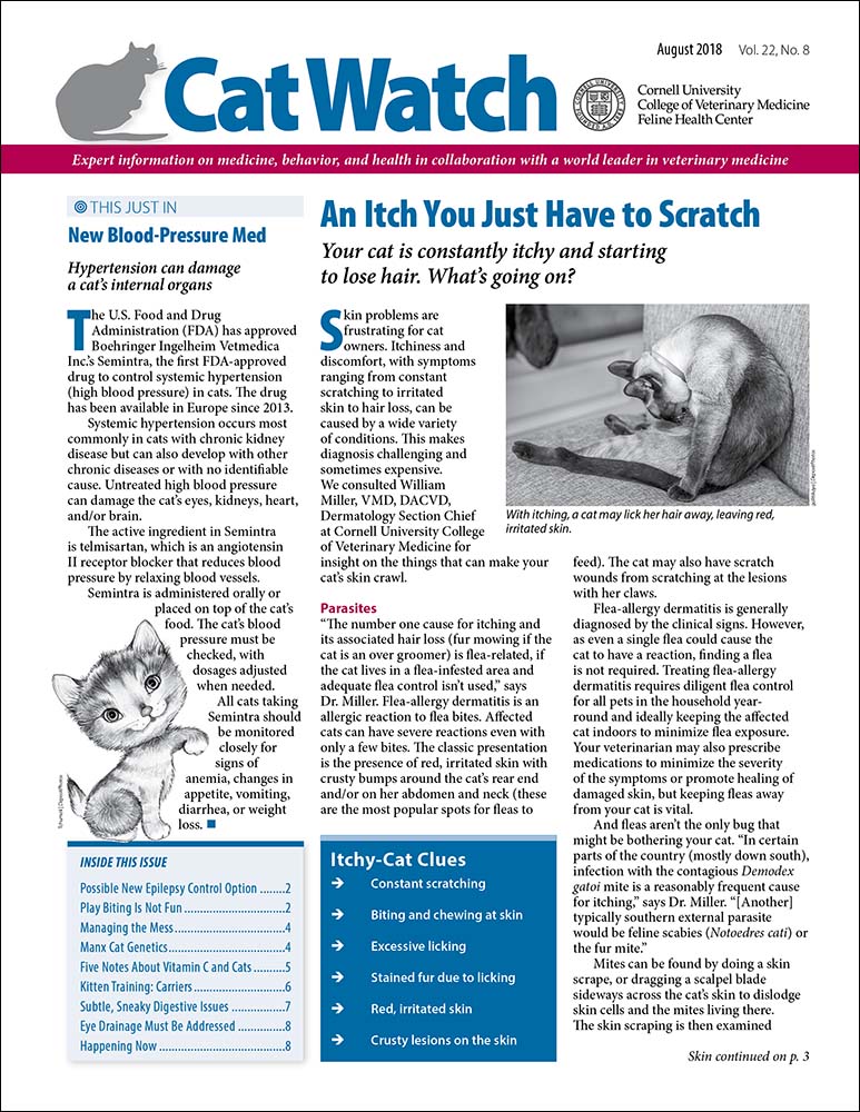 Download the Full August 2018 Issue PDF - Catwatch Newsletter