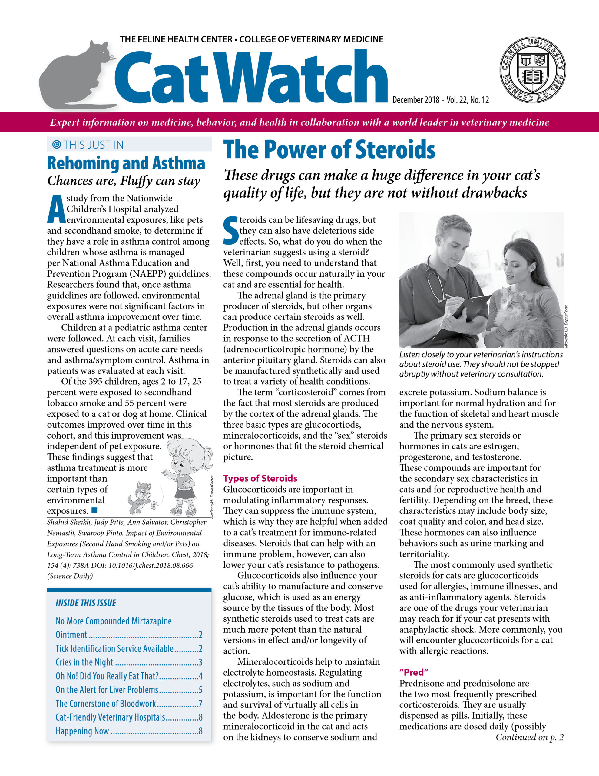 Download the Full December 2018 Issue PDF - Catwatch Newsletter