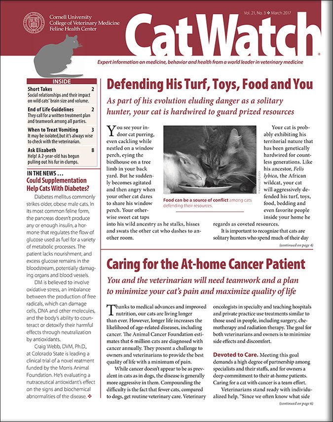 Download the Full March 2017 Issue PDF - Catwatch Newsletter