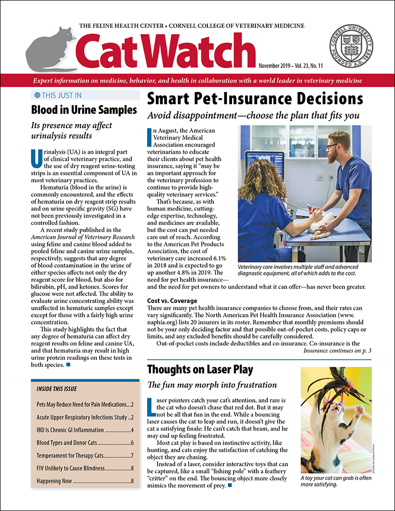 Download the Full November 2019 Issue PDF - Catwatch Newsletter